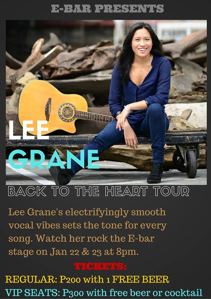 Win tickets to Lee Grane CDO bar tour @LeeGrane