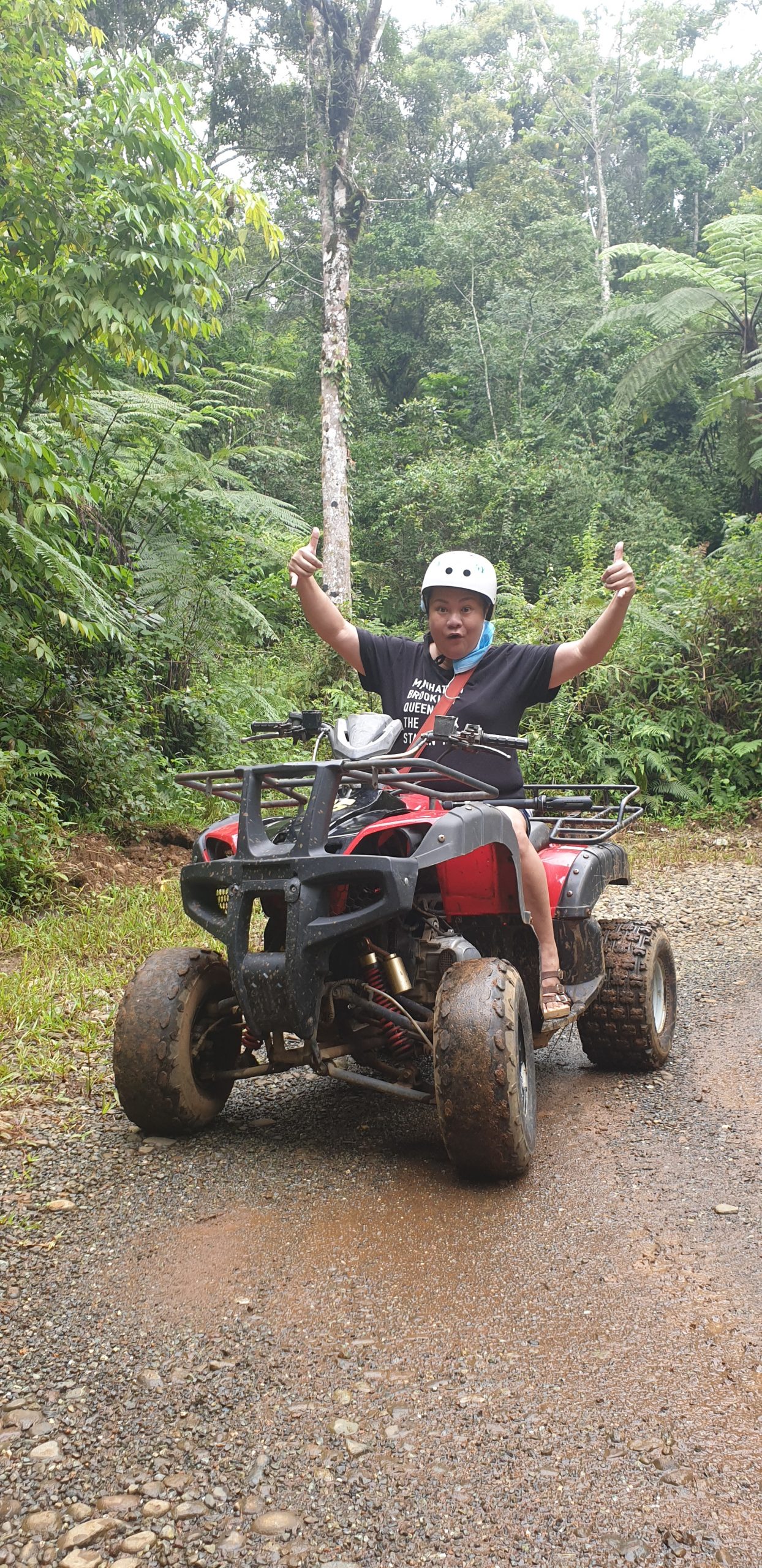 ATV buggy ride at Dahilayan Forest Park