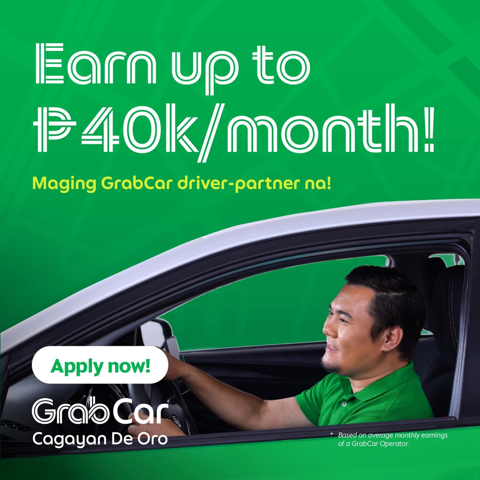 How to apply as GrabCar driver or operator CDO